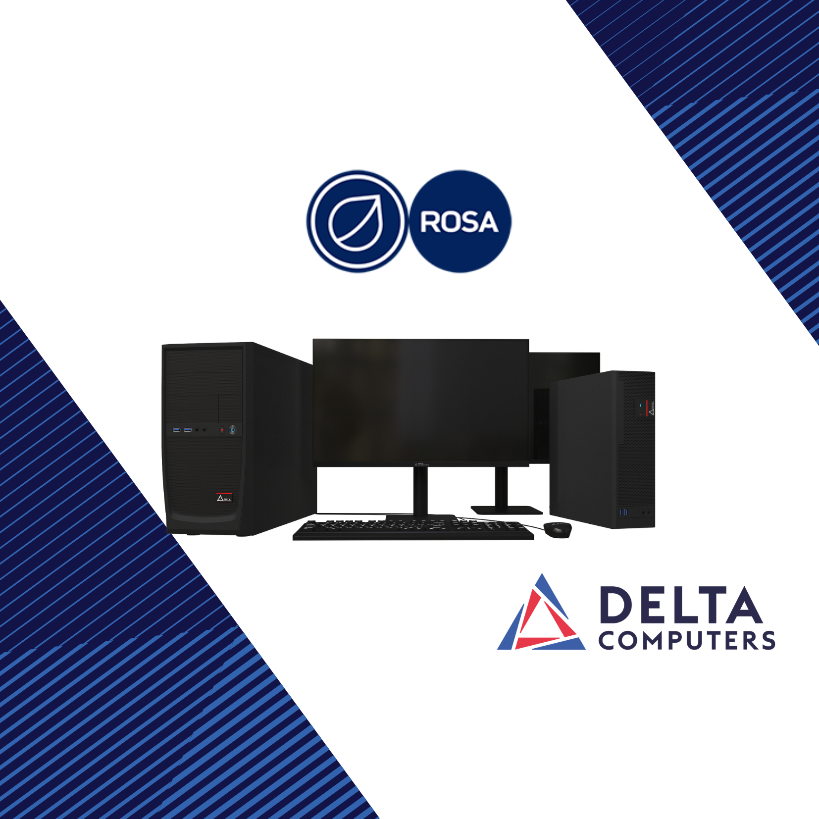 The ROSA COBALT operating system is now on Delta Computers desktops